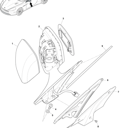 Later DB9 Body Parts
