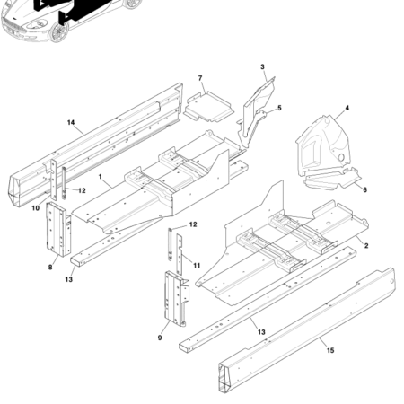 Early DB9 Body Parts | Aston Store