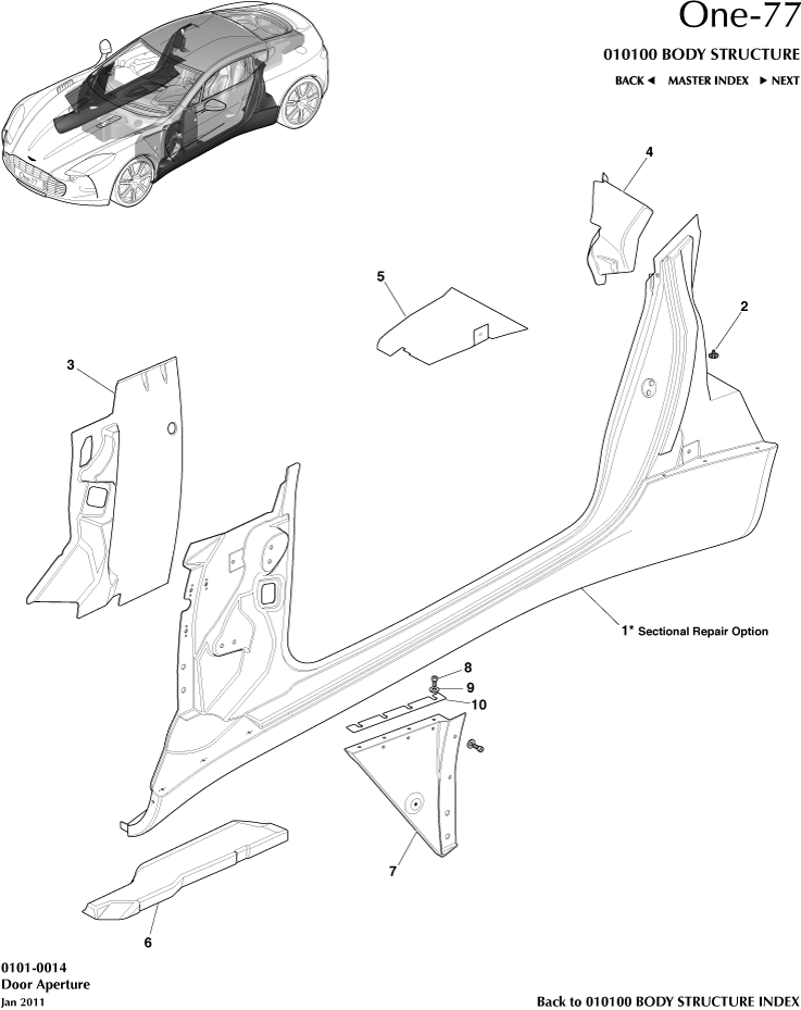 One-77 Door Aperture