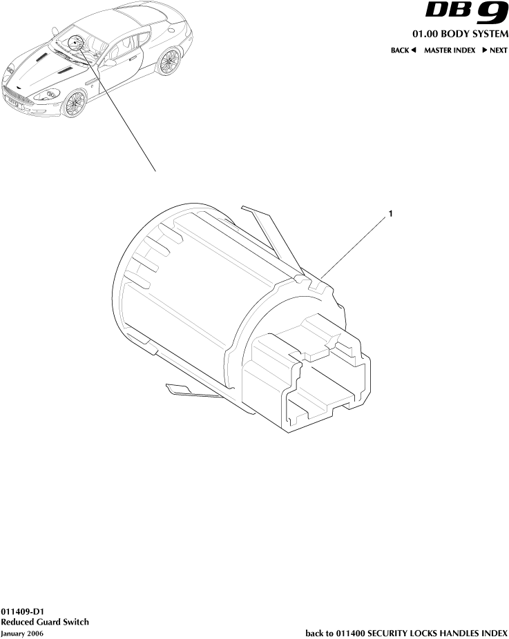 Early DB9 Reduced Guard Switch