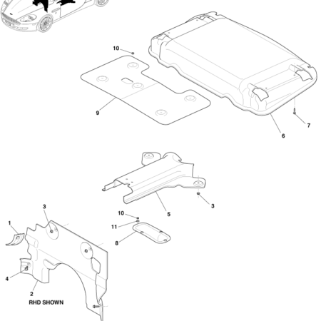 Early DB9 Body Parts | Aston Store