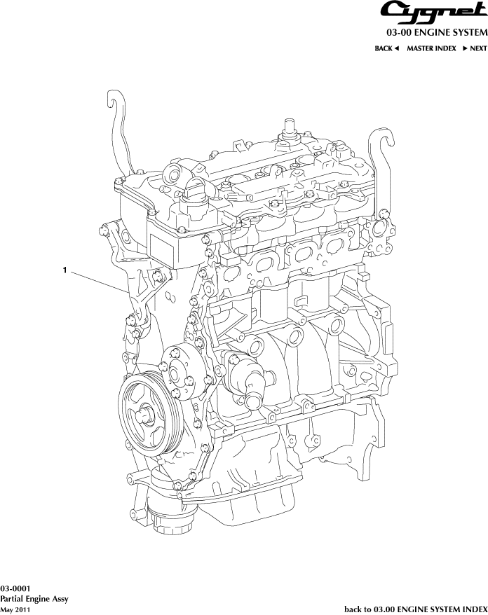 Cygnet Partial Engine Assembly - Aston Store
