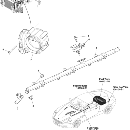 Early DB9 Engine Parts