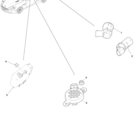 Early DB9 Electrical Parts | Aston Store