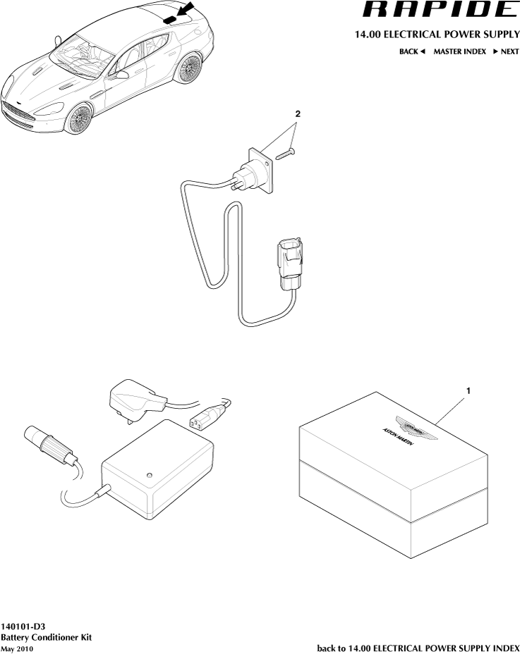 Early DB9 Battery Conditioner Kit | Care Care