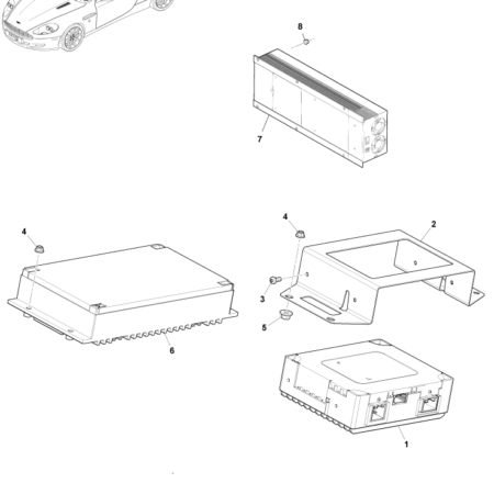 Early DB9 Electrical Parts | Aston Store