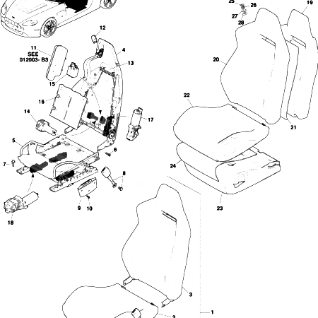 V12 Vantage Seats - Aston Store