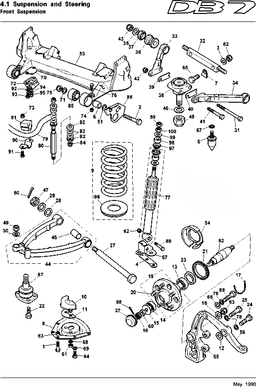 DB7 i6 (97) Front Suspension - Aston Store