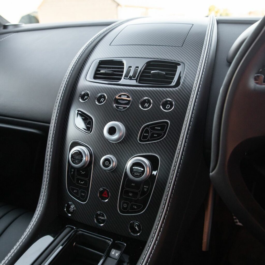 Aston Martin Carbon Fibre Sat Nav Surround