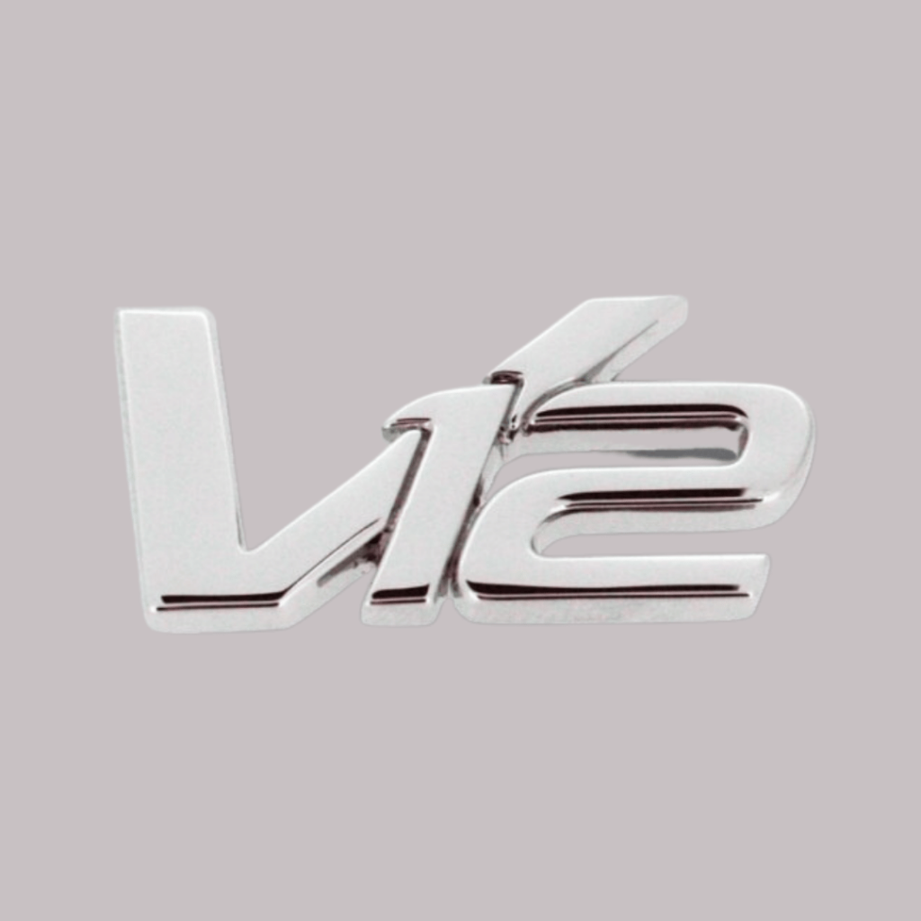 Aston Martin V12 Badge