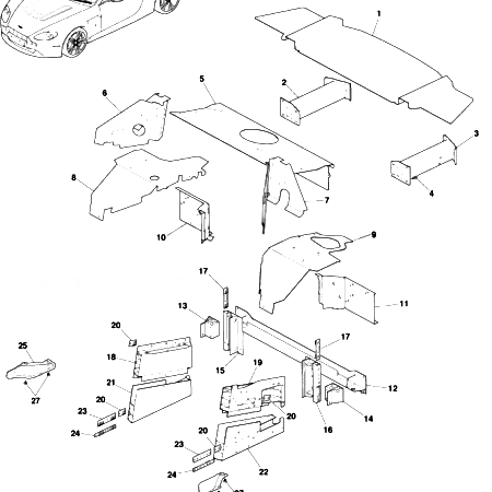 V12 Vantage Body Parts | Aston Store