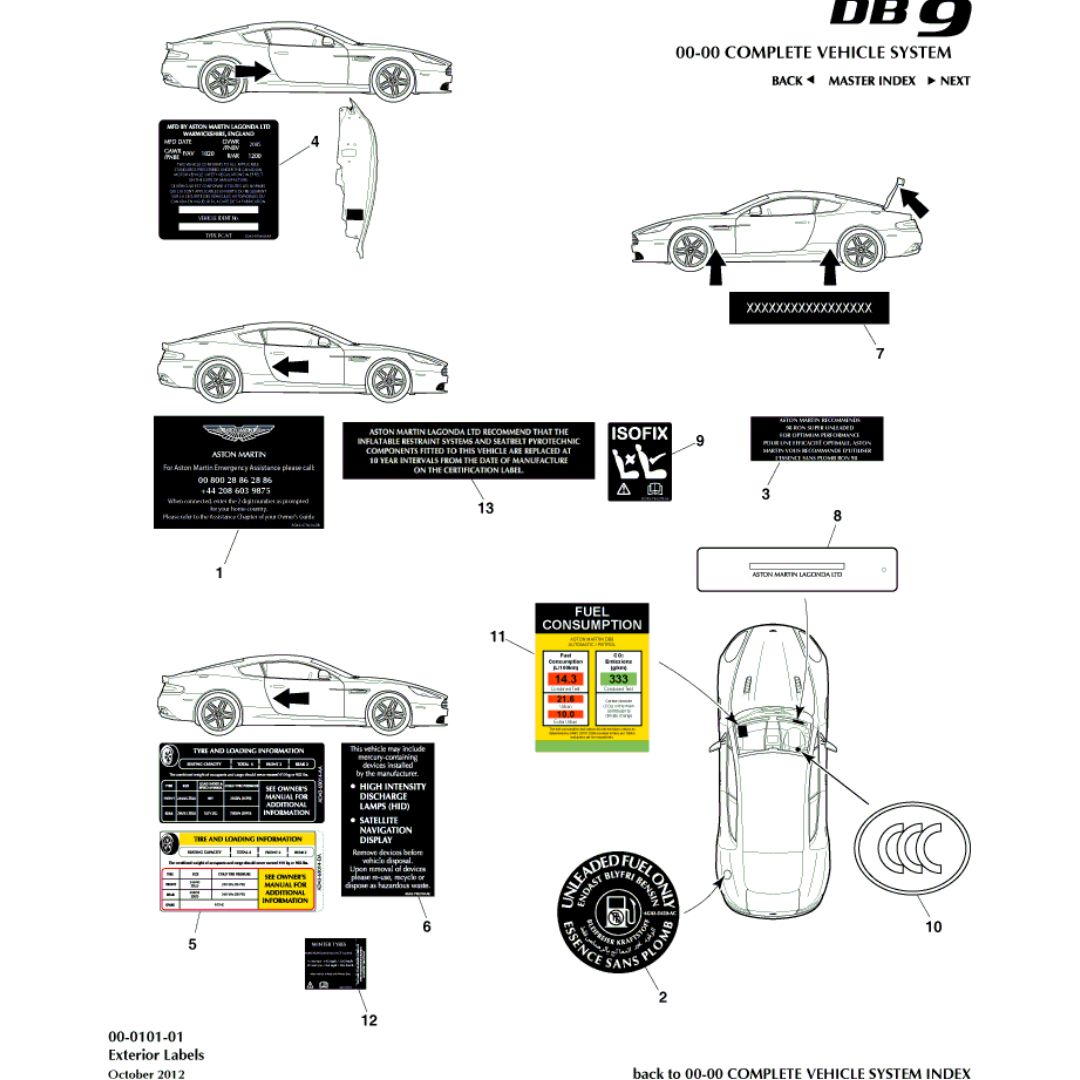 South Africa Emergency Breakdown Label