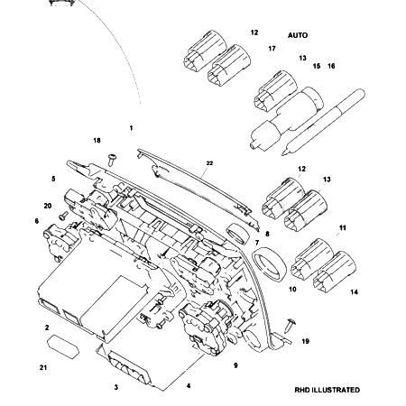 DBS V12 Electrical Parts