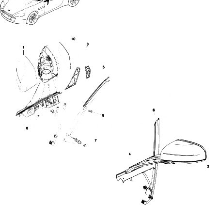 V8 Vantage Body Parts | Aston Store