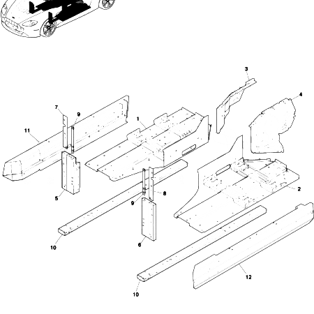 V12 Vantage Body Parts | Aston Store