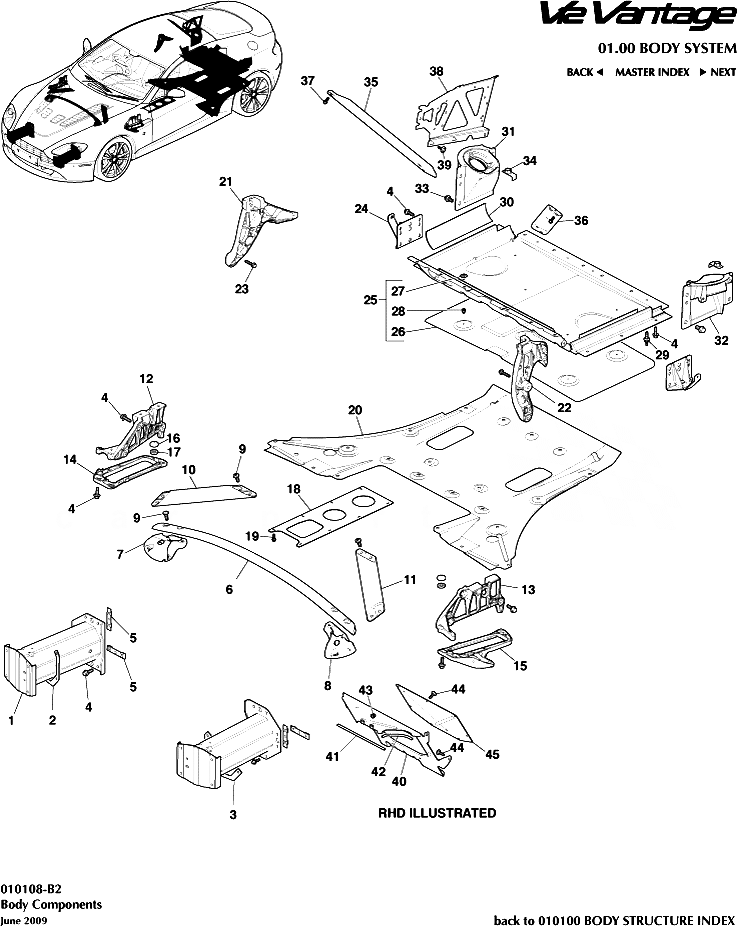 V12 Vantage Coupe Body Components
