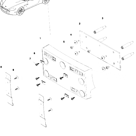 V8 Vantage Body Parts | Aston Store