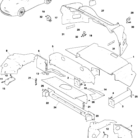 Later DB9 Body Parts | Aston Store
