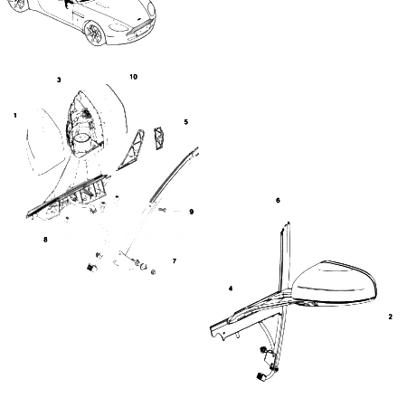 V8 Vantage Body Parts | Aston Store