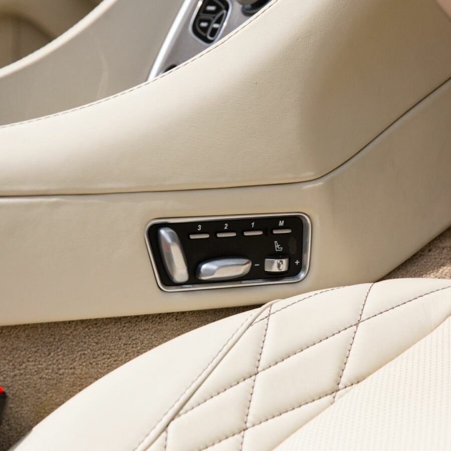 Vanquish Left Side Satin Chrome Seat Adjustment Switch