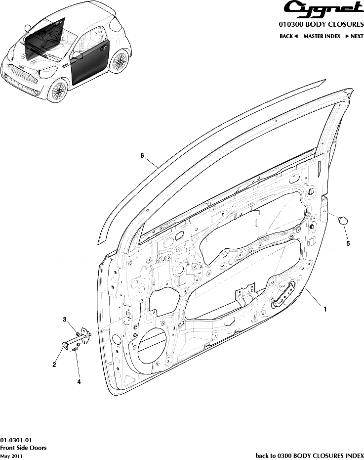 Cygnet Front Side Doors | Aston Store