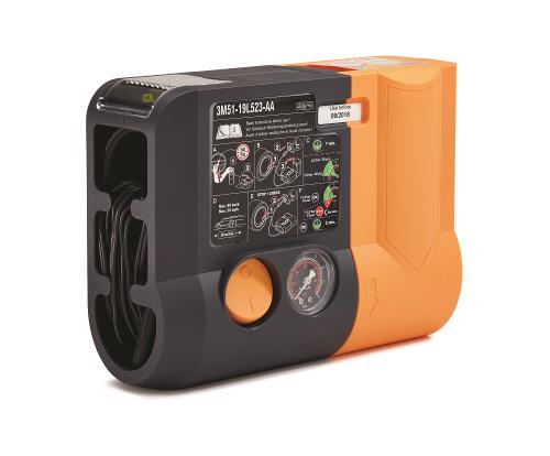 Continental tyre inflator store