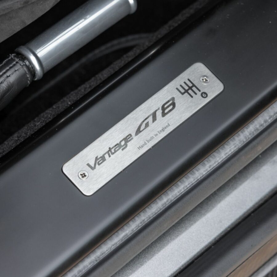 Vantage GT8 Carbon Fibre Name Plate Sill - Aston Store