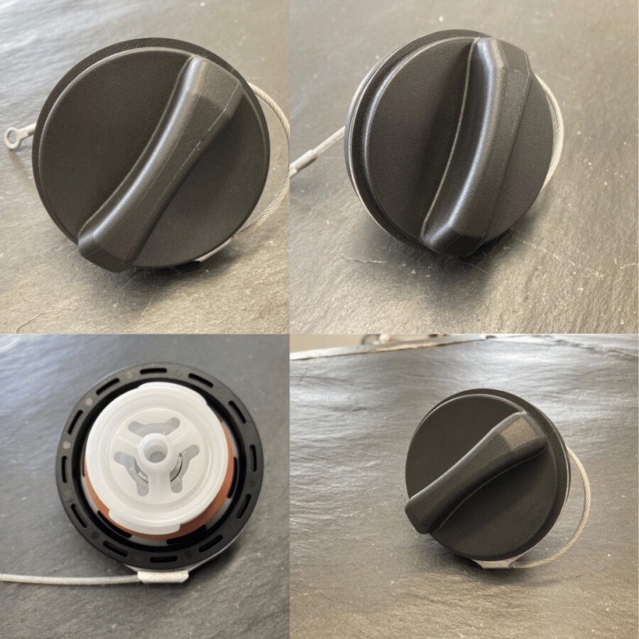 Plastic Fuel Cap Assembly for Aston Martin Vehicles