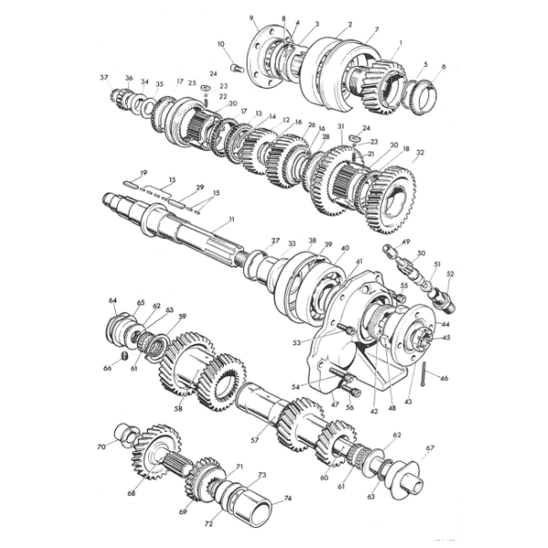 DB5 Clutch and Transmission Parts