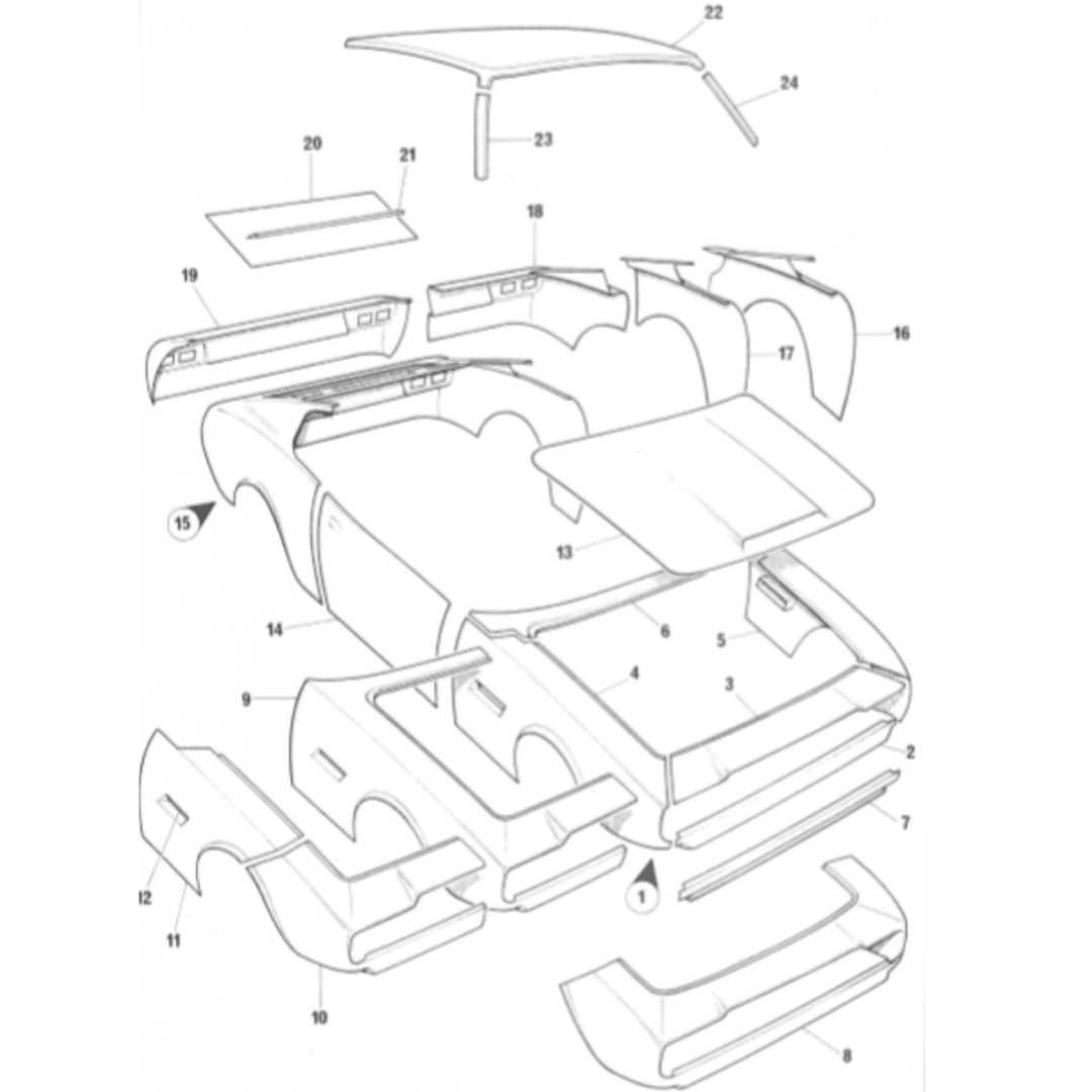 DBS Body Panel Parts