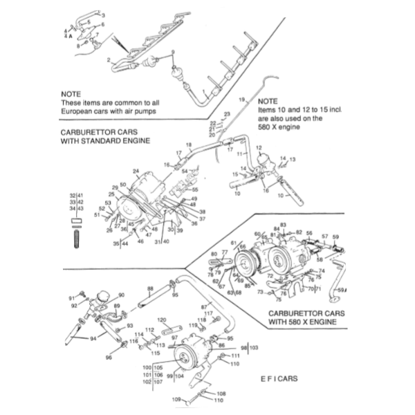 AMV8 Air Injection System for European Car Parts