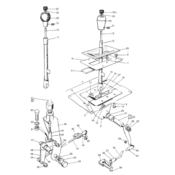 AMV8 Automatic Gear Selector Parts