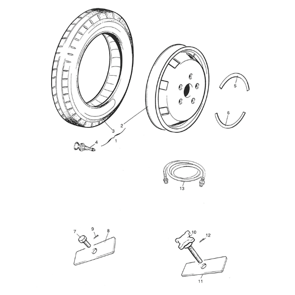 AMV8 Spacesaver Spare Wheel Parts | Aston Martin