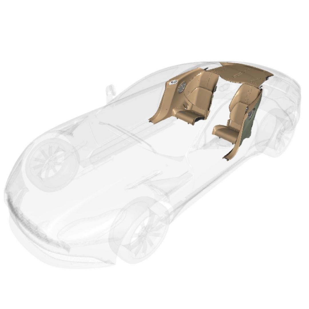 DB11 Coupe Rear Cabin Interior Trim | Aston Store