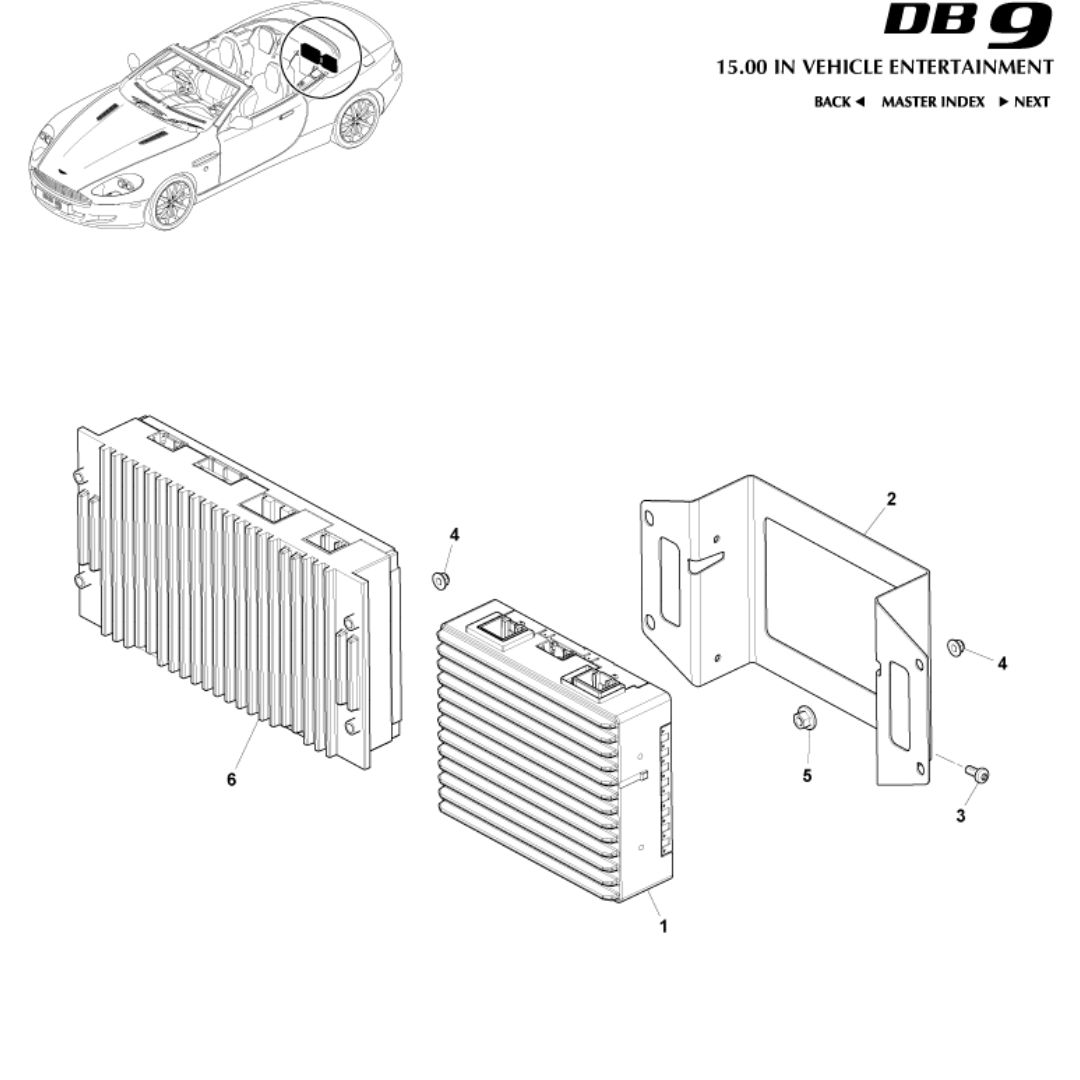 Early DB9 Electrical Parts | Aston Store