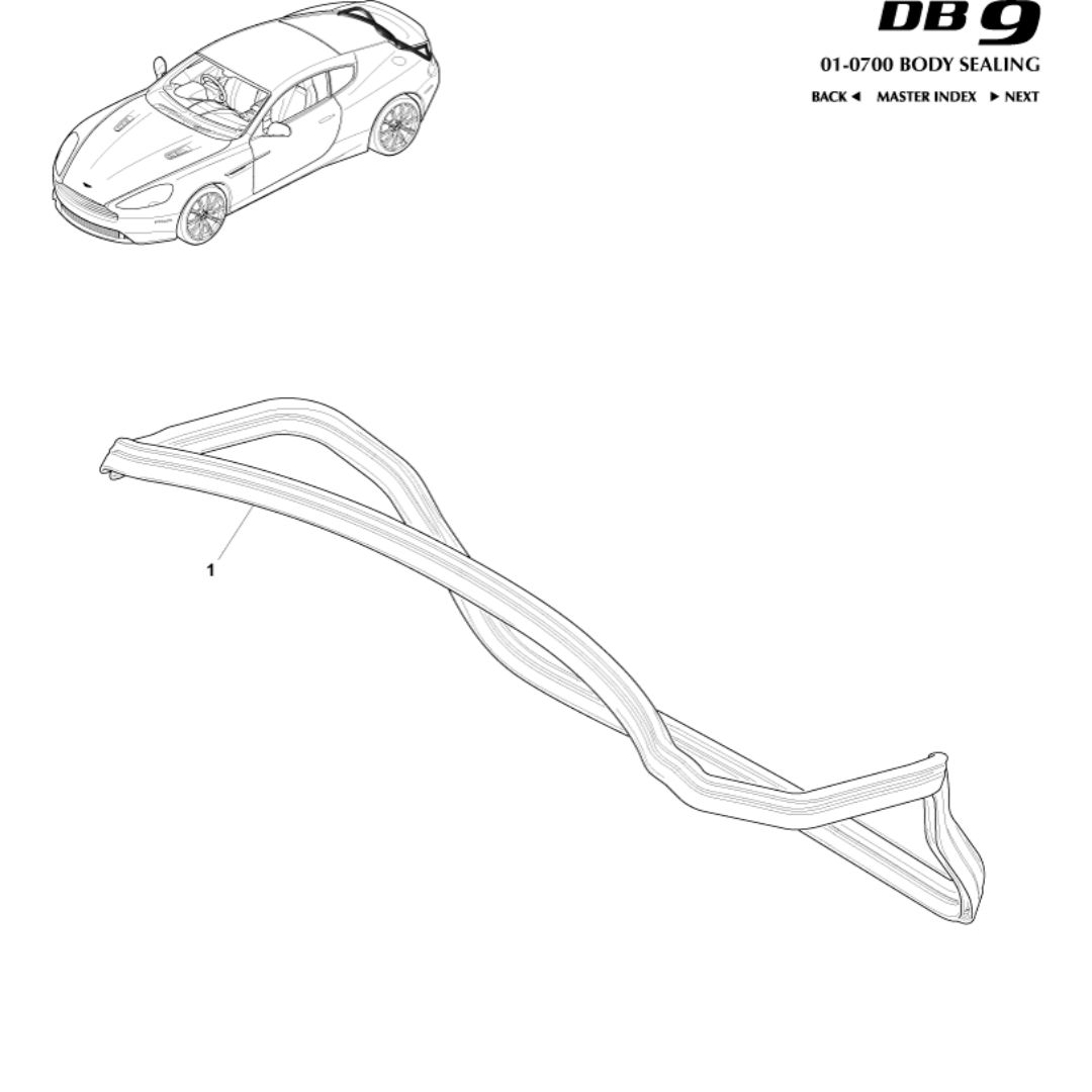Later DB9 Body Parts | Aston Store