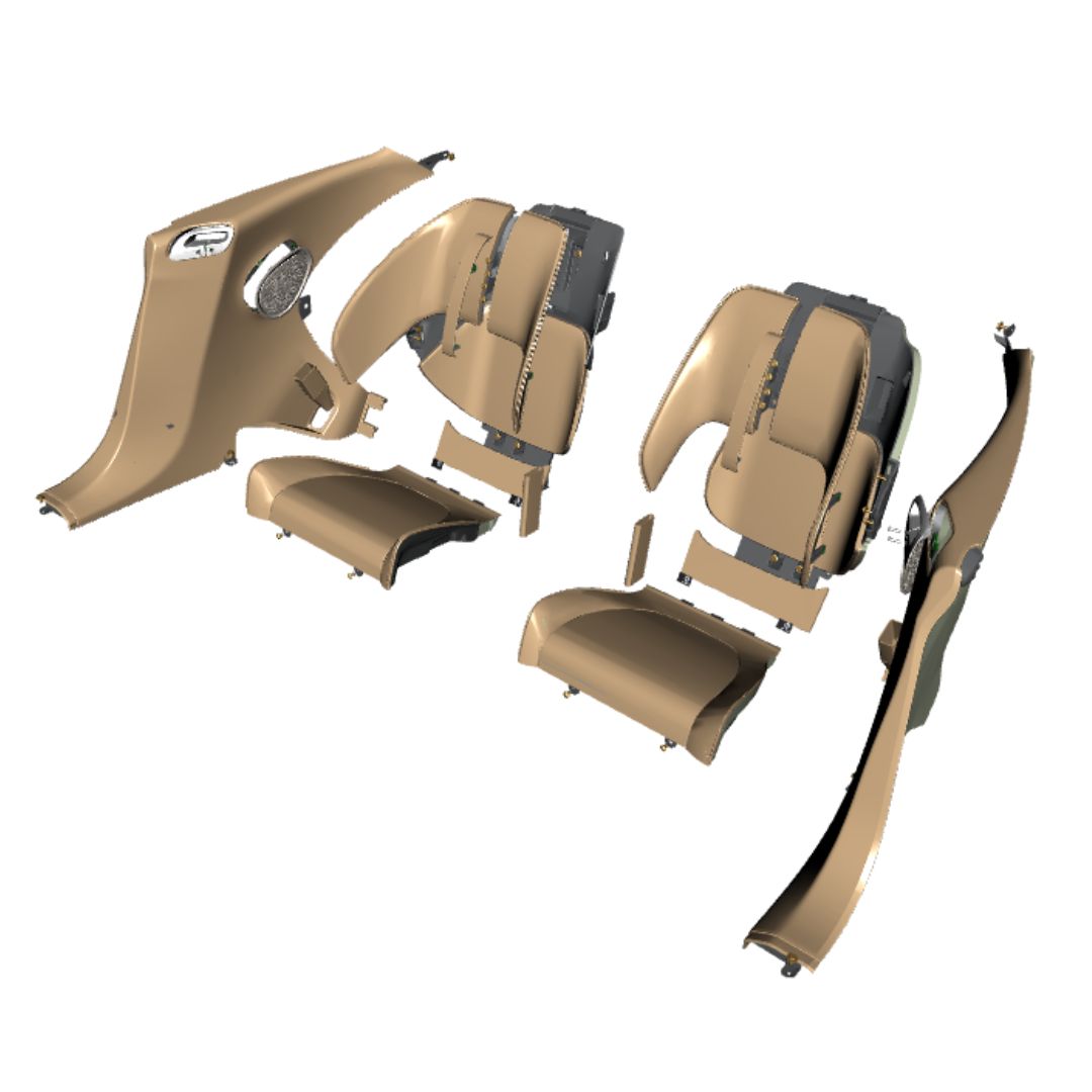 DB11 Coupe Rear Cabin Interior Trim | Aston Store