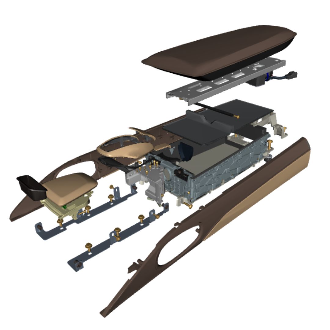 DB11 Coupe Console and Armrest Parts (From 22MY) | Aston Store