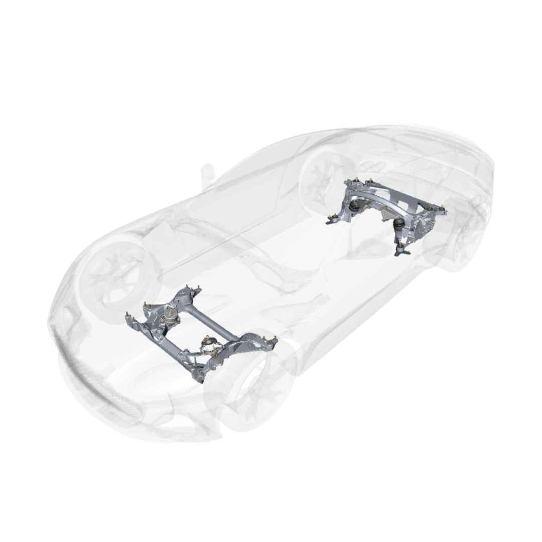 DBS Superleggera Coupe Frame and Mounting Parts