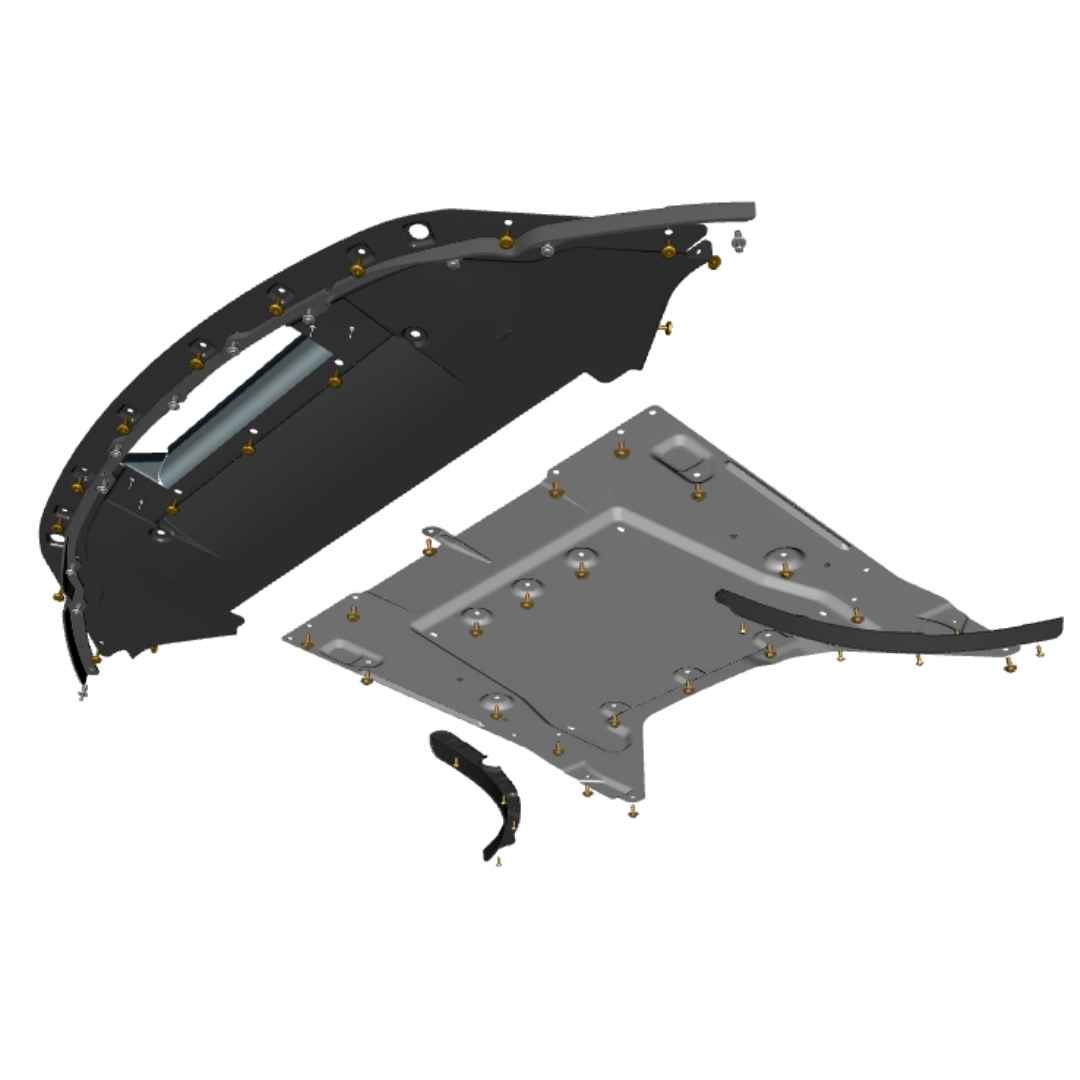 DBS Superleggera Coupe Front Undertrays Parts - Aston Store