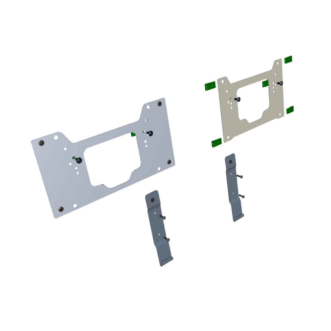 DBS Superleggera Coupe Rear Number Plate Plinths Parts - Aston Store