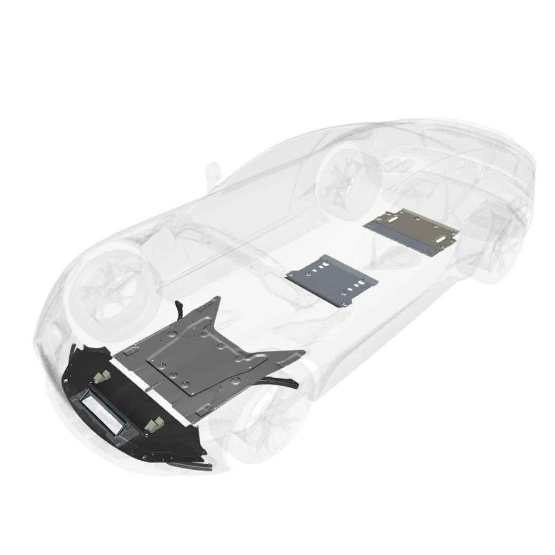 DBS Superleggera Coupe Undertrays Parts - Aston Store