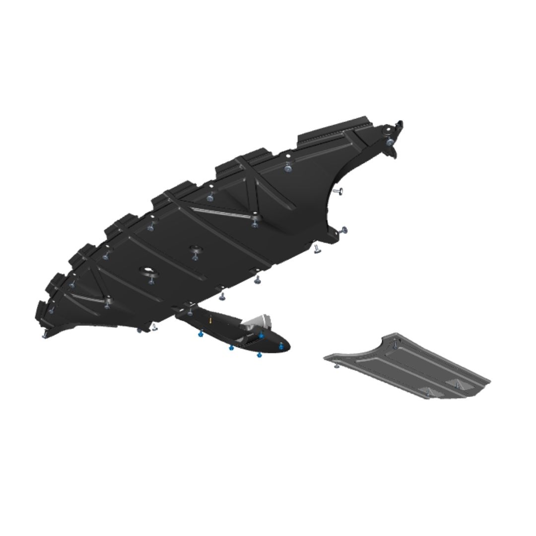 DBX 2020 Front Undertray Parts - Aston Store