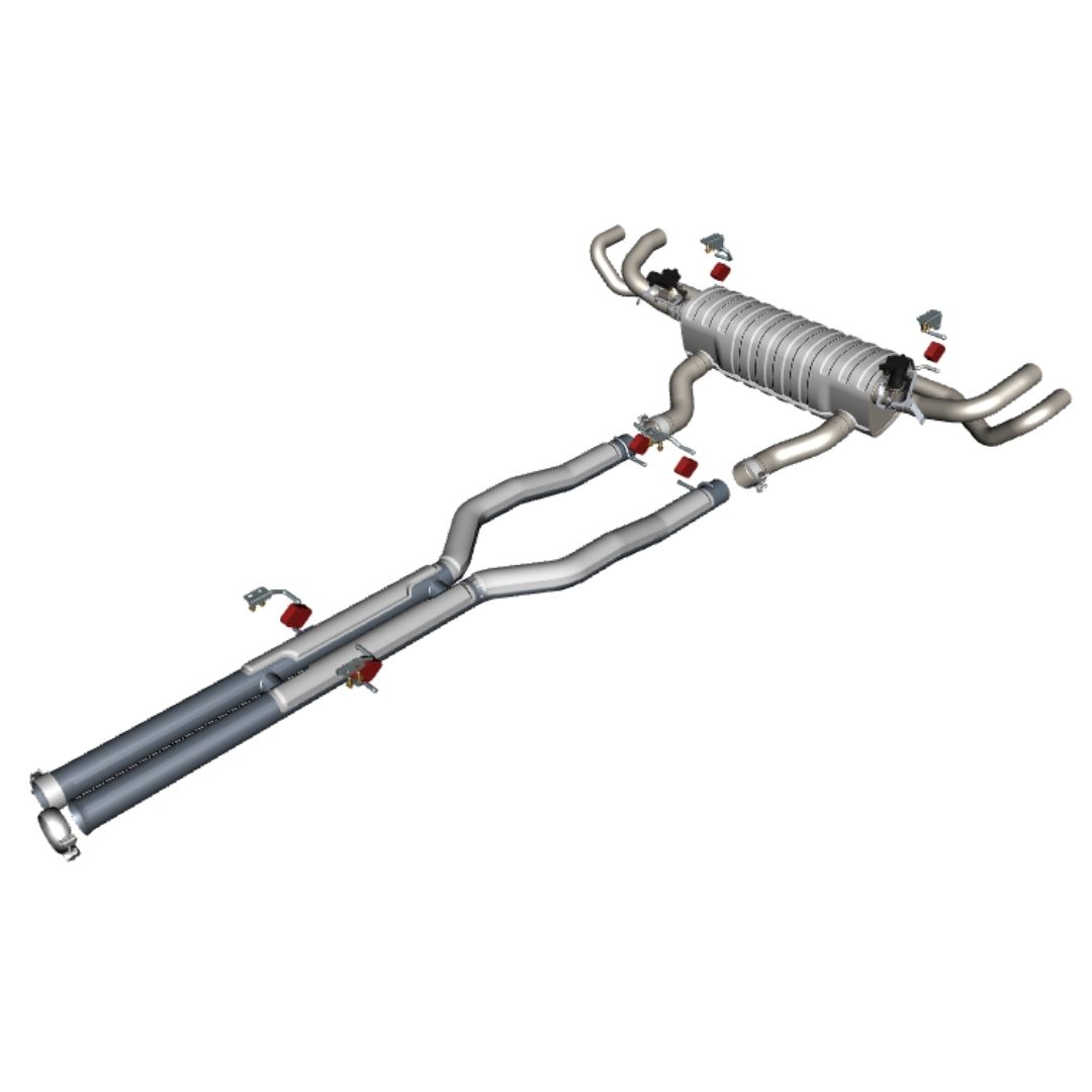 DBX 707 Quad Exhaust Pipe (From 2023 MY) - Aston Store