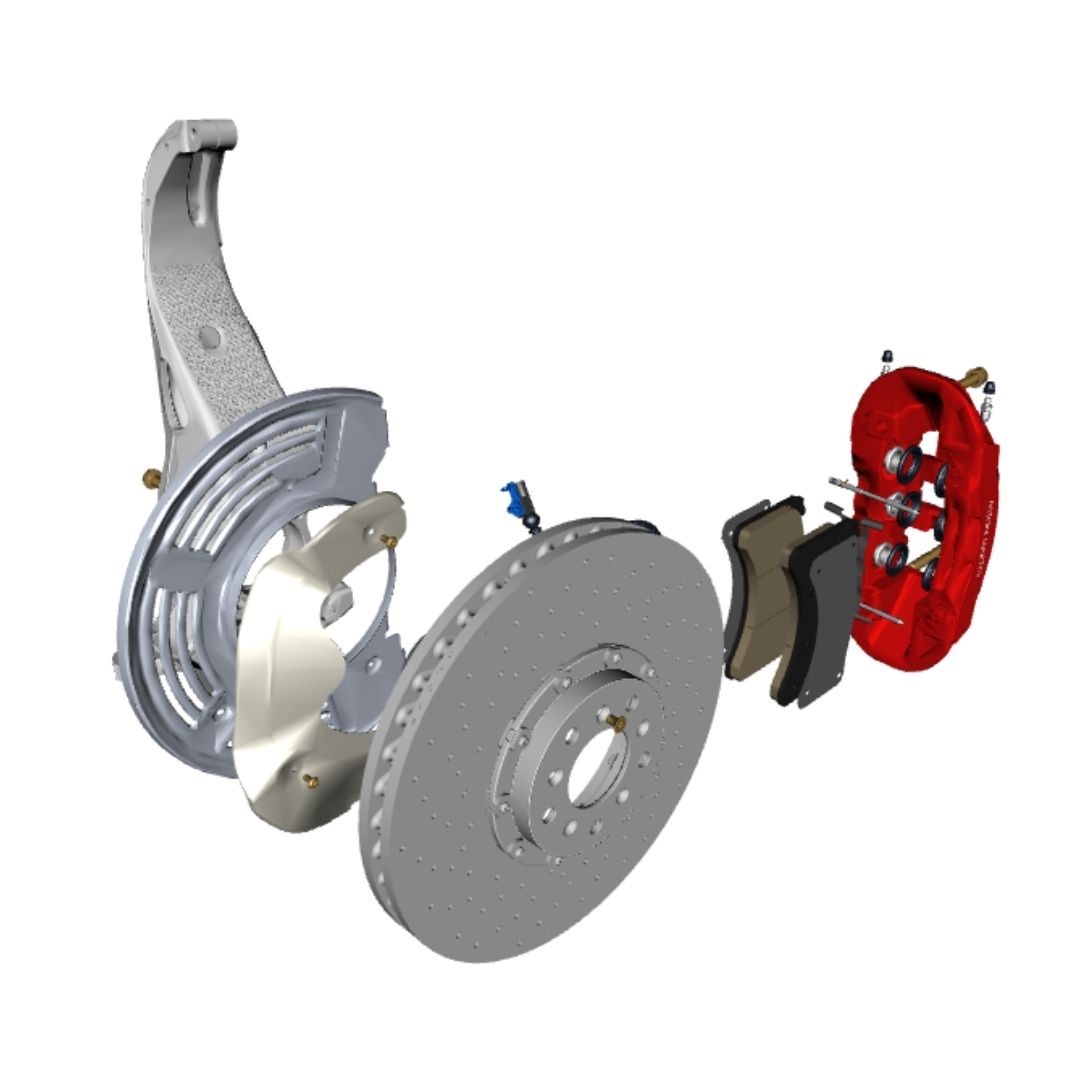 DBX Front Wheel Carbon Brake Parts - Aston Store