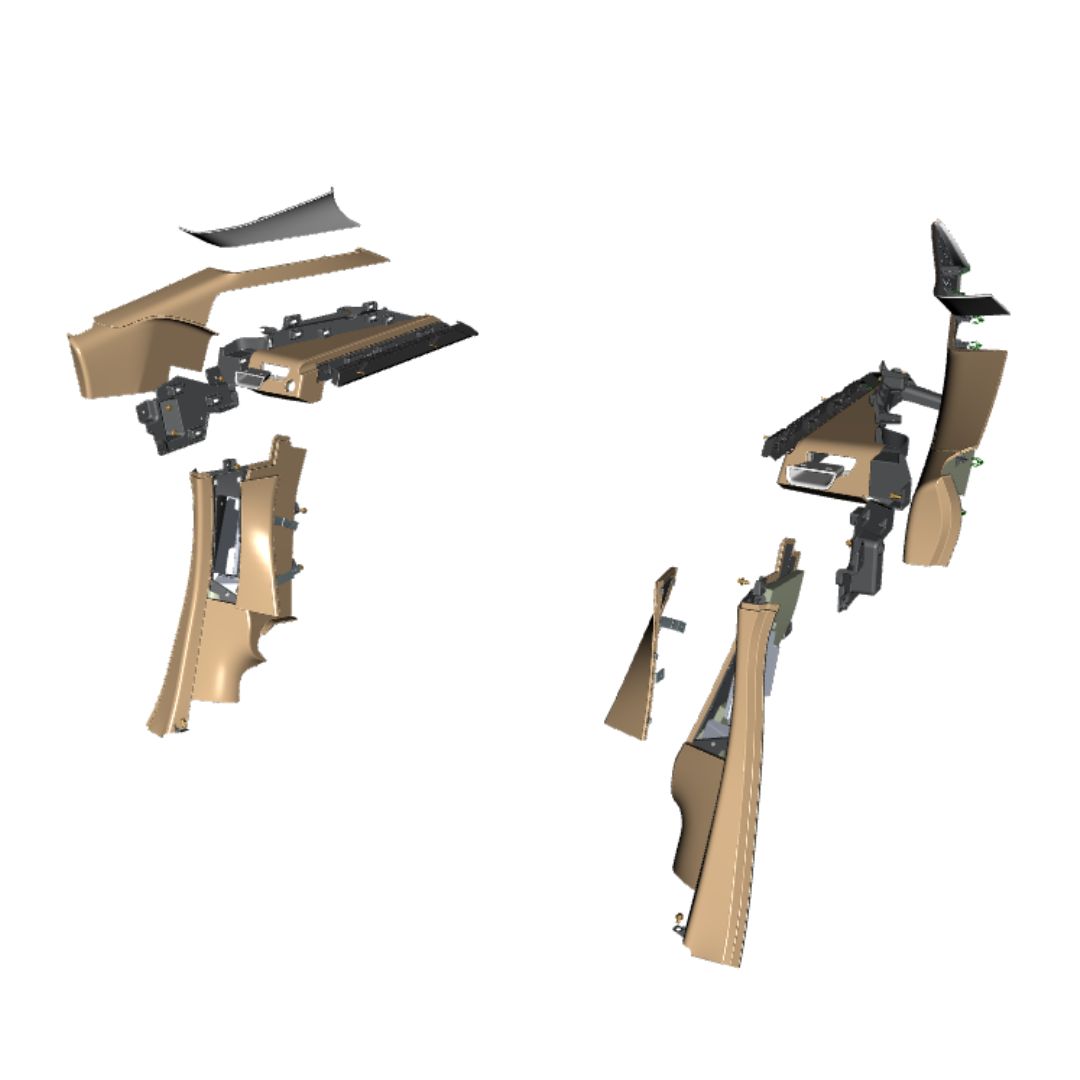 DBX Rear Interior Trim Parts - Aston Store