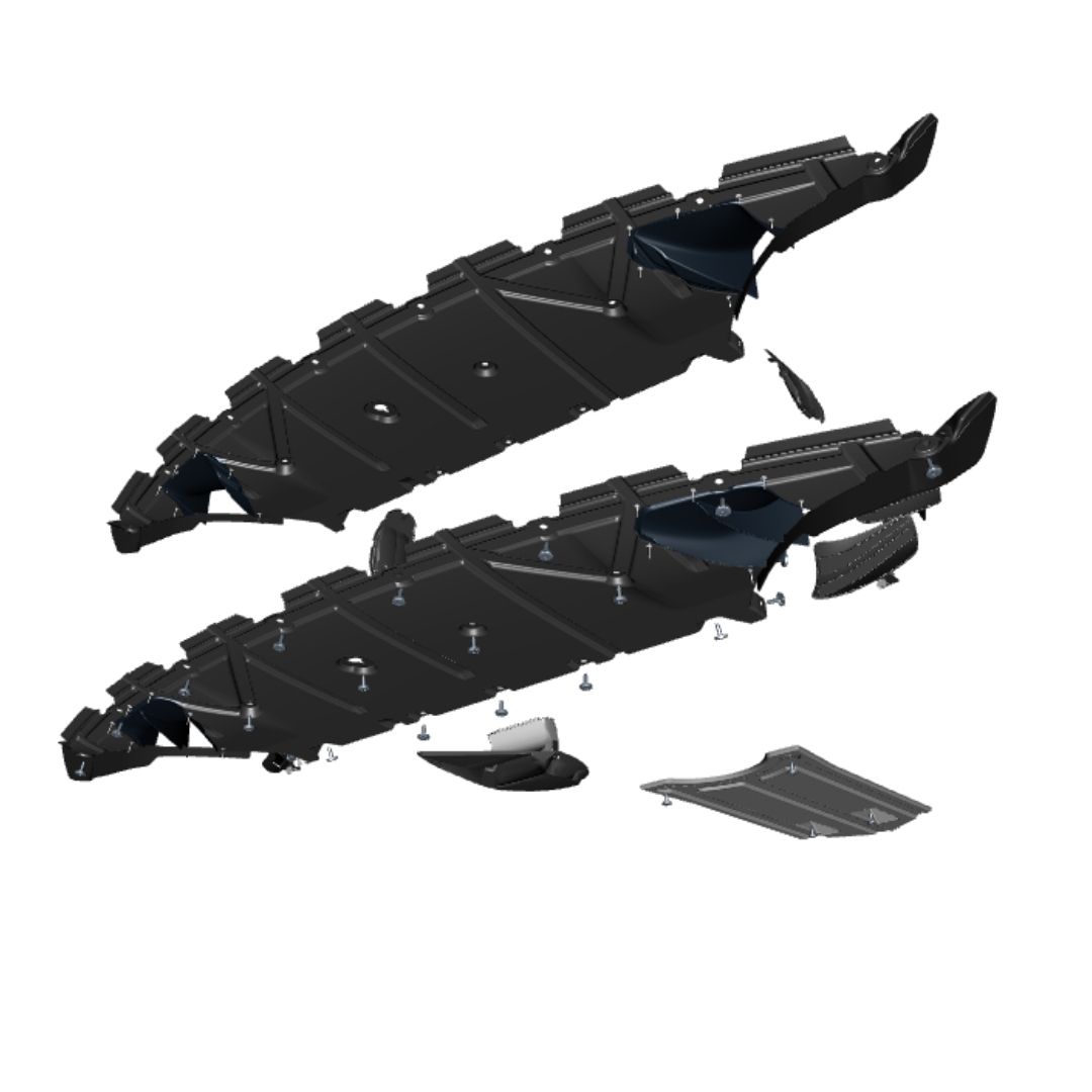 DBX 707 Front Undertray Parts (From 2025 MY) - Aston Store