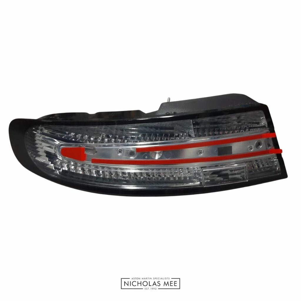 Aston Martin Rear Stop Tail Lamp | Grey or Black