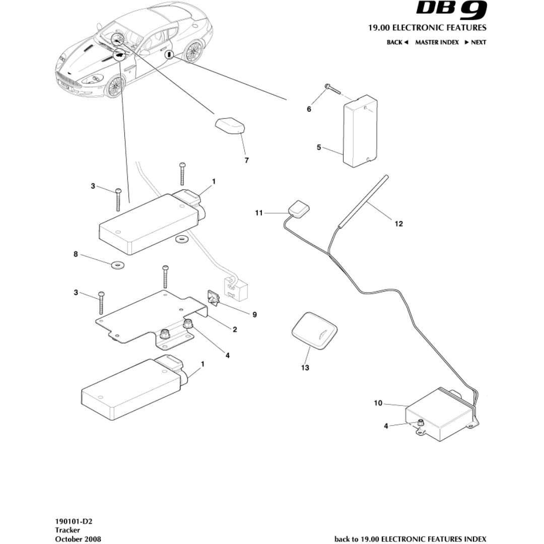 Early DB9 Electronic Features | Aston Martin