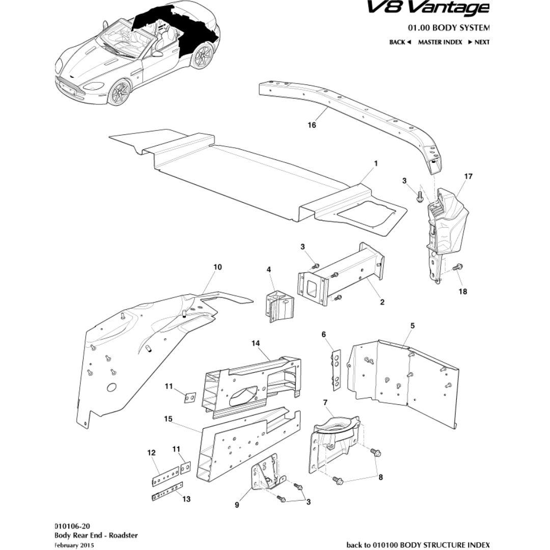 V8 Vantage Roadster Rear End